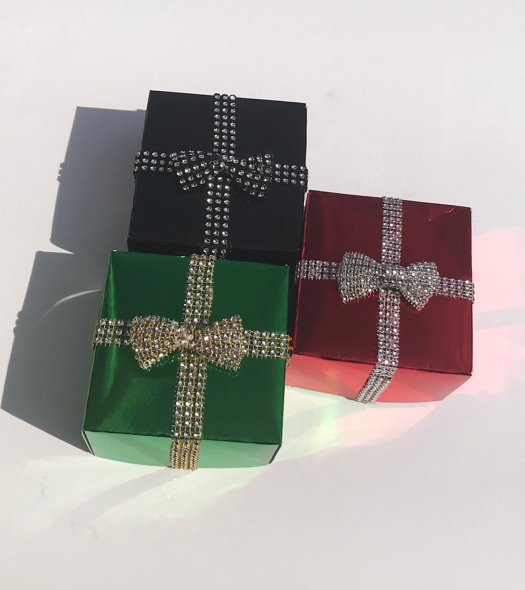 Metallic Red Gift Boxes, Unique Gift Boxes, Gift Packaging, Red Box ...