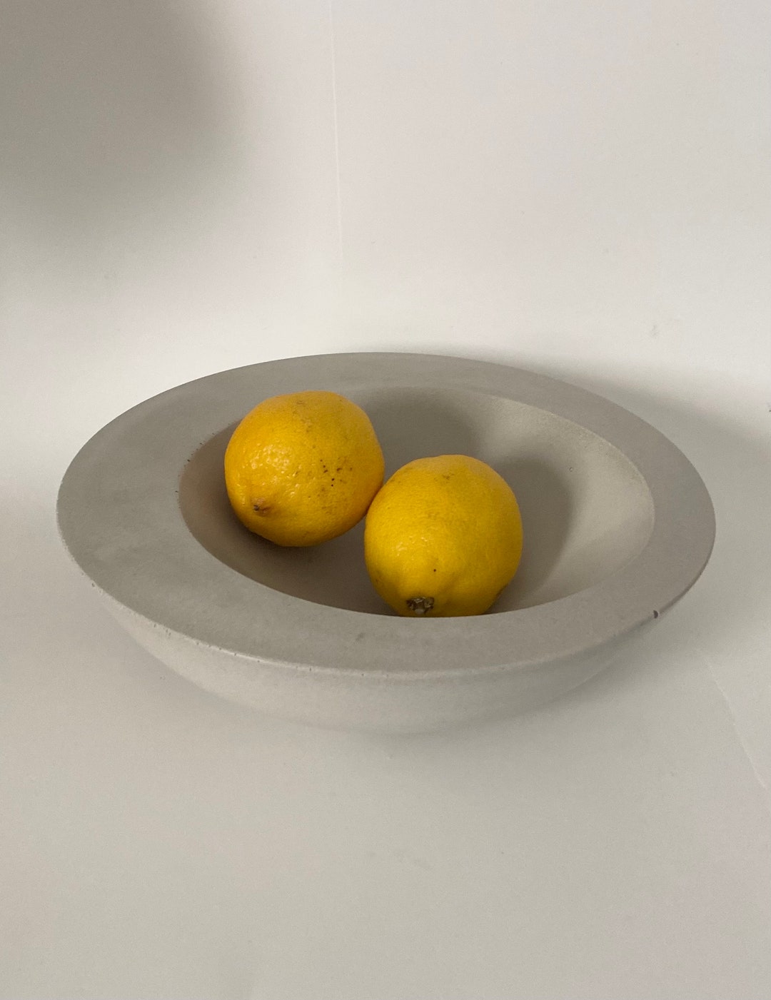 Concrete Fruit Bowl, Concrete Candy Bowl, Round Concrete Bowl, Modern ...