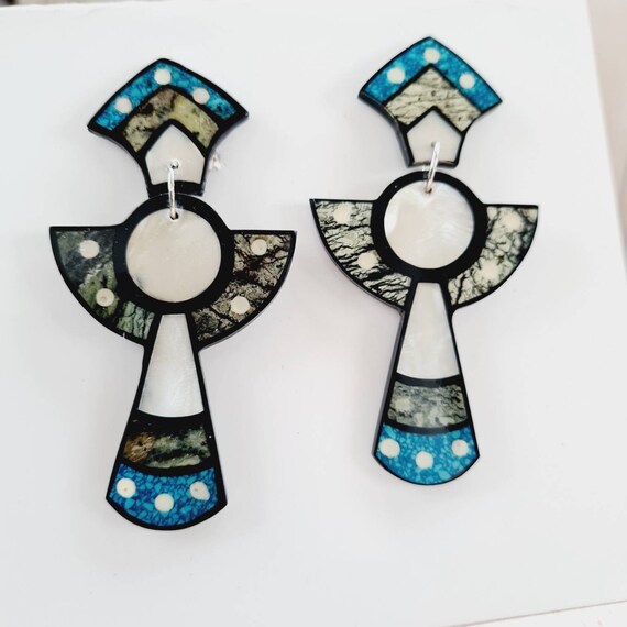 Amazing handcrafted 1980s shiny mother of pearl Lee S… - Gem