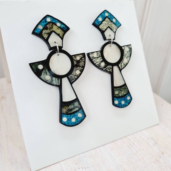 Amazing handcrafted 1980s shiny mother of pearl Lee S… - Gem
