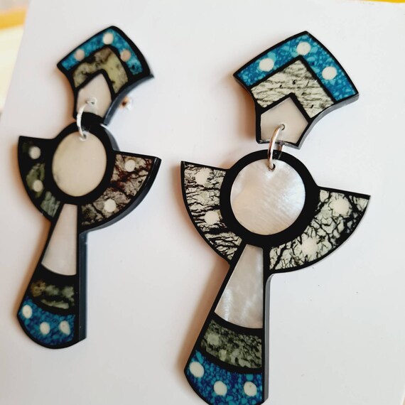Amazing handcrafted 1980s shiny mother of pearl Lee S… - Gem