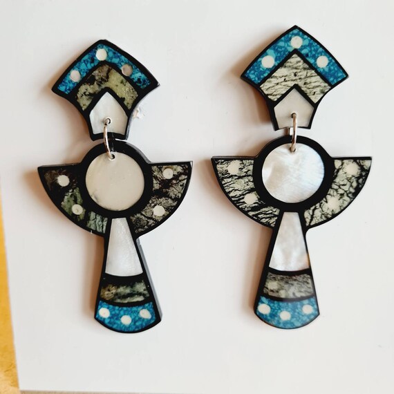 Amazing handcrafted 1980s shiny mother of pearl Lee S… - Gem