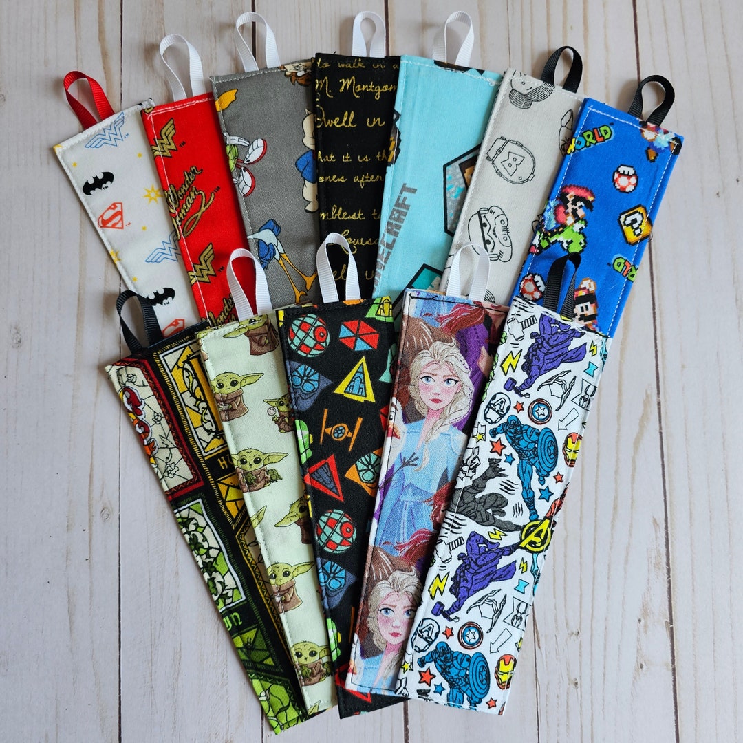 Cotton Long Bookmarks: Colorful Book Lovers Gift - Etsy
