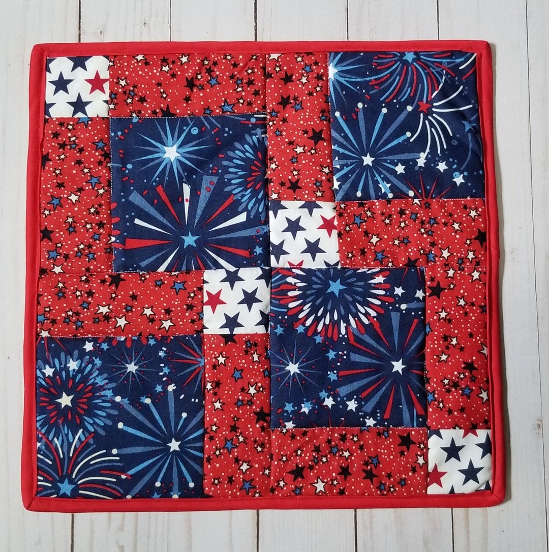 Patriotic Table Trivets, Red, White and Blue Table Trivets, Table ...