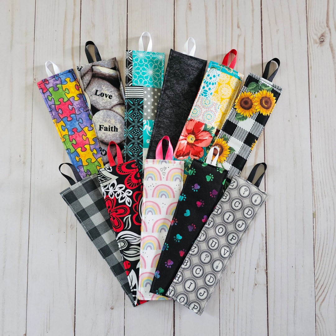 Fabric Bookmarks, Long Bookmarks, Fabric Long Bookmarks - Etsy