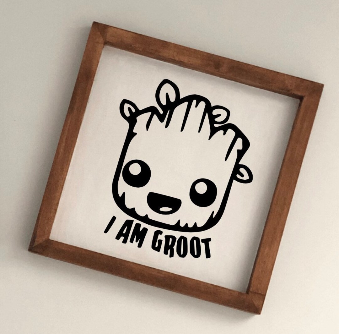 I Am Groot Sign - Etsy