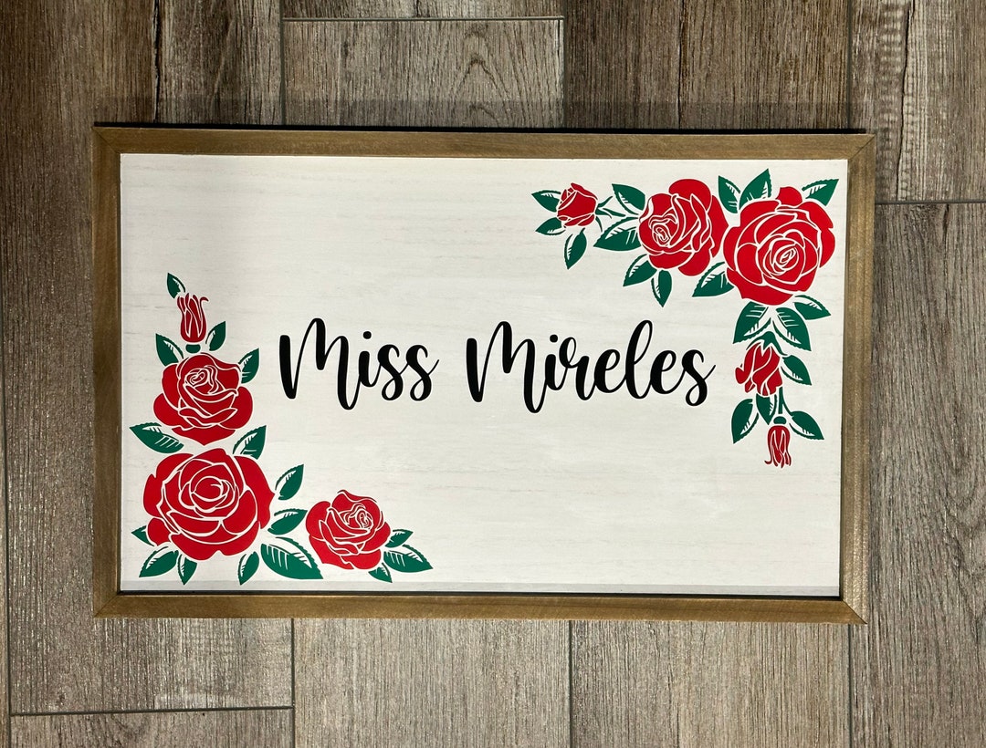Teacher Sign - Etsy