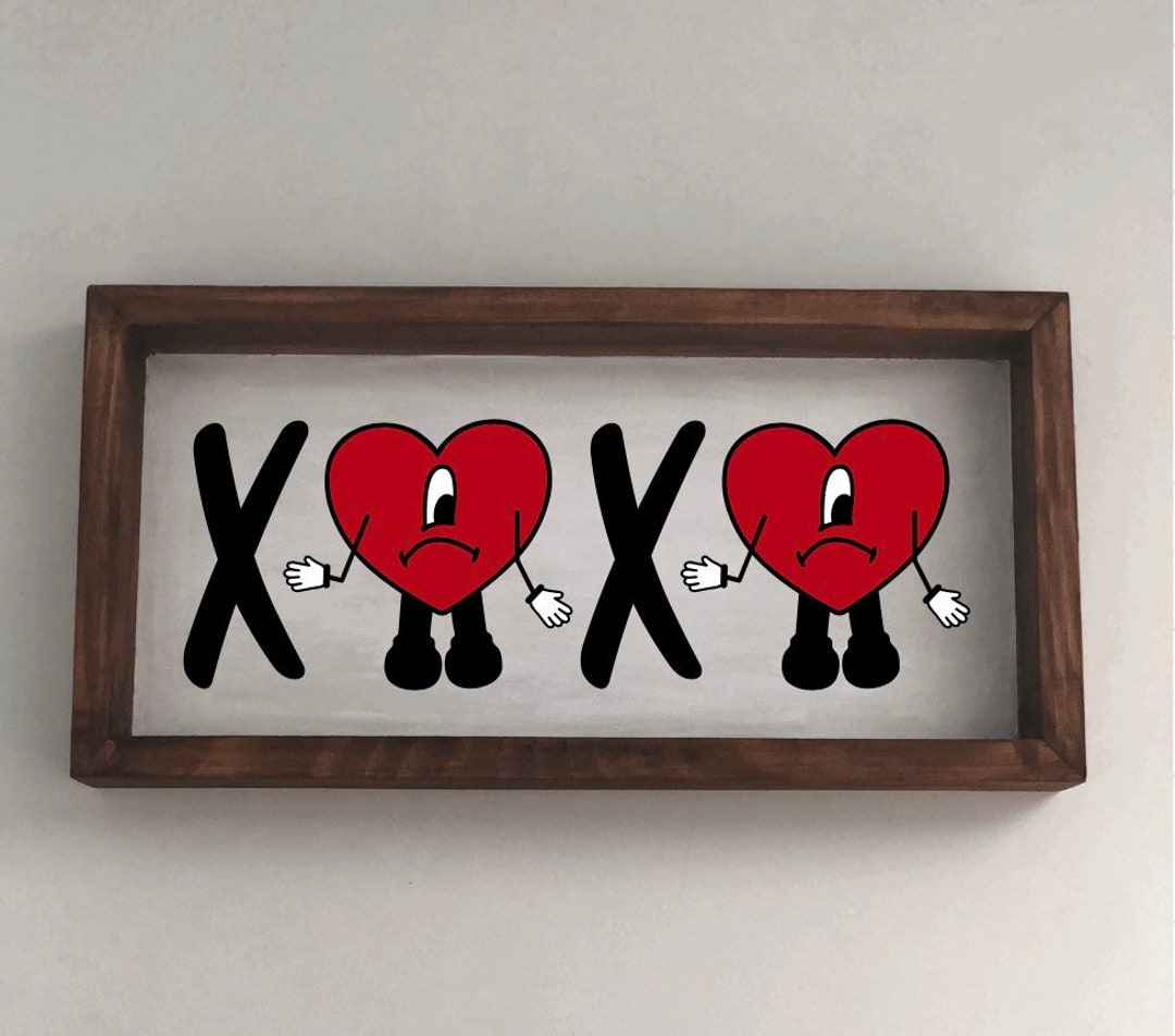 Bad Bunny Xoxo Sign Etsy