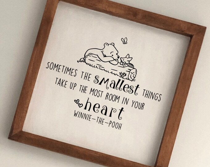 Winnie the Pooh Nursery Sign - Etsy