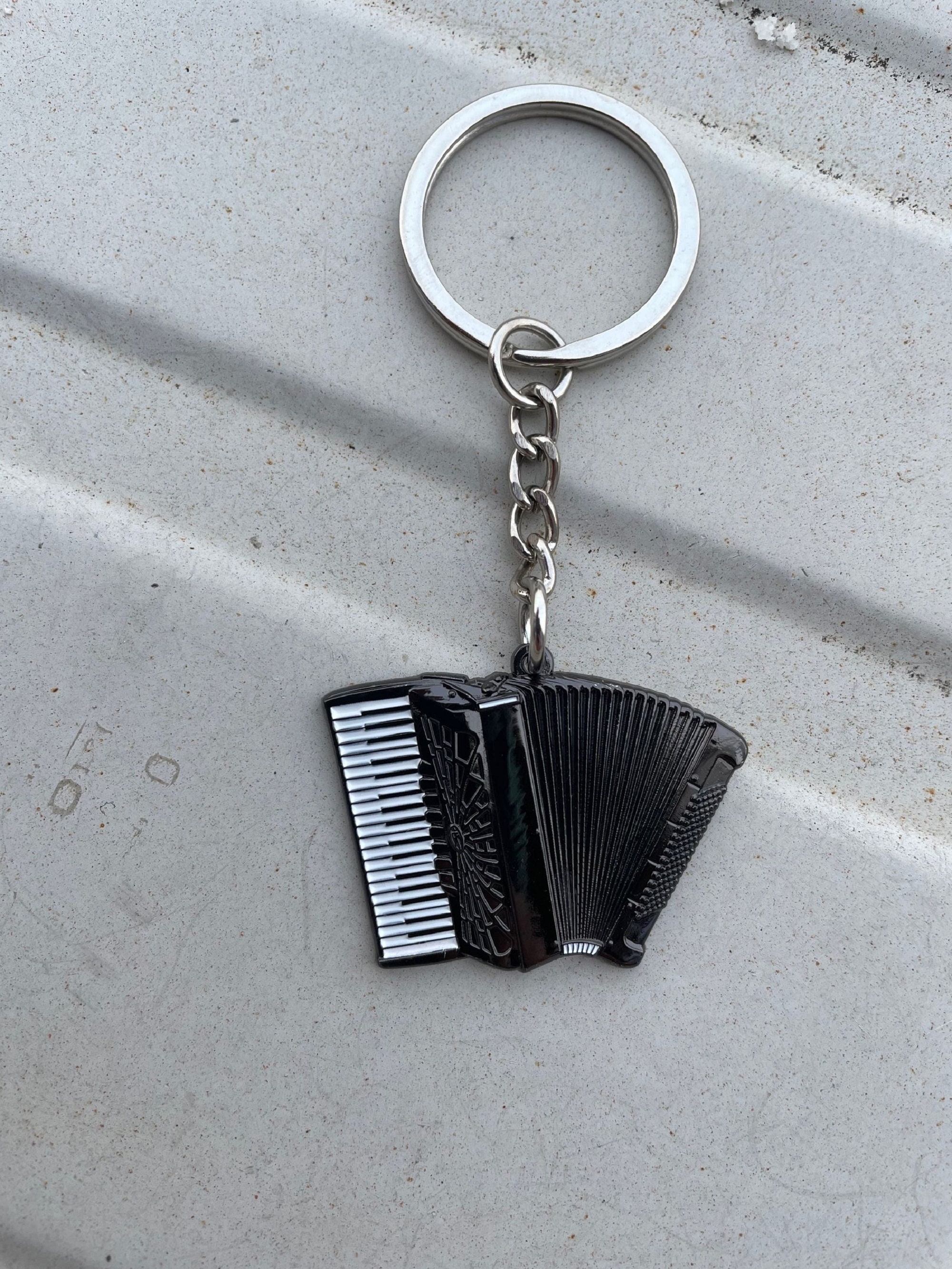 Piano Accordion Metal Keyring With Luxury Gift Pouch | Etsy