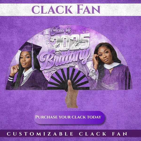 Large Clack Fans - Etsy