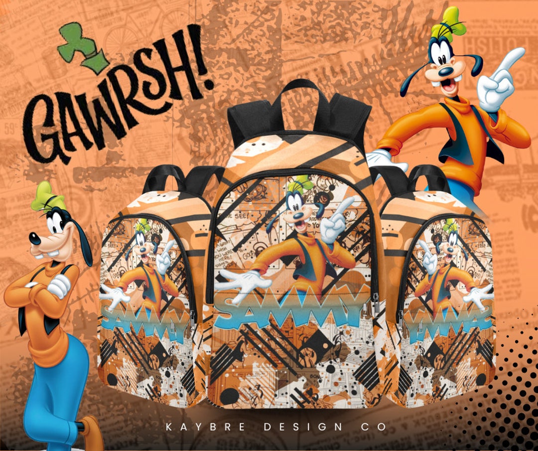 Goofy Retro Backpack, Fun and Funky Back-to-school Essential Custom ...