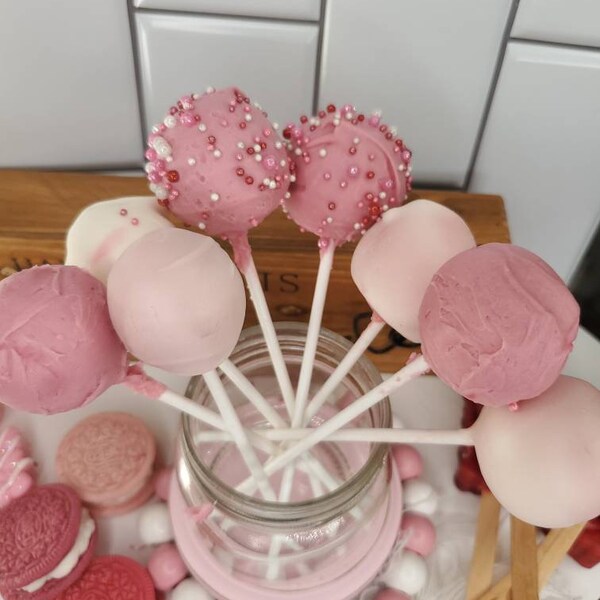 Valentines Cake Pops - Etsy