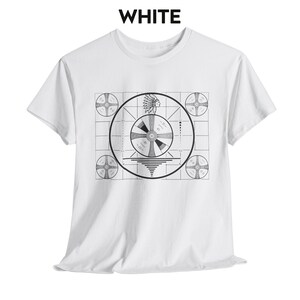 Indian Head Test Pattern T-shirt, Vintage TV Calibration Graphic, Retro ...