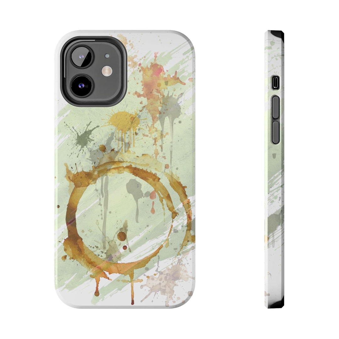 Dirty Grungy Coffee Stain Phone Tough Phone Cases, Novelty Phone Case ...