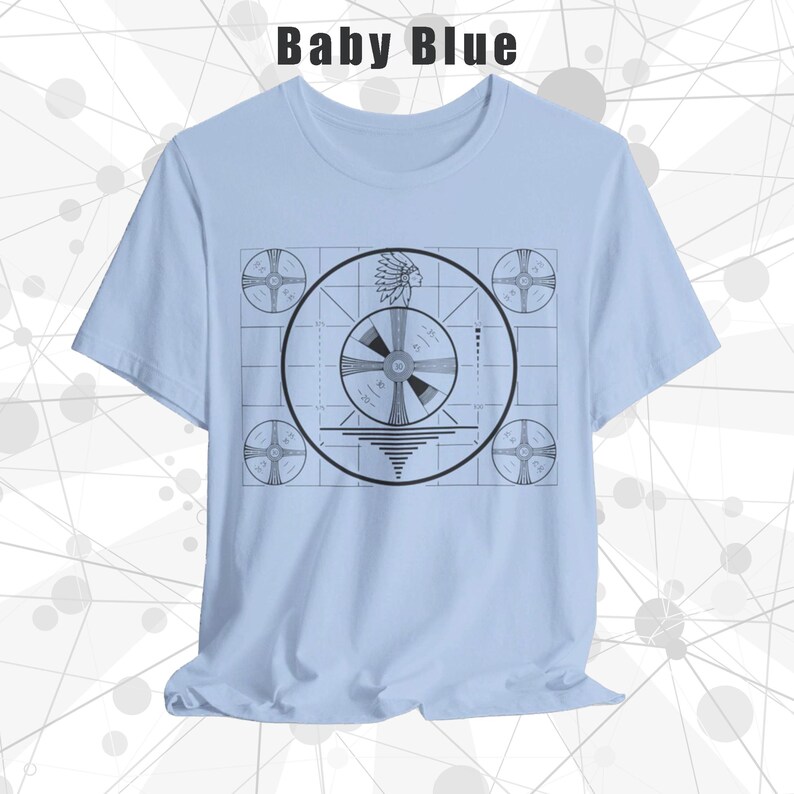 Indian Head Test Pattern T-shirt, Vintage TV Vibes Indian Head Test ...