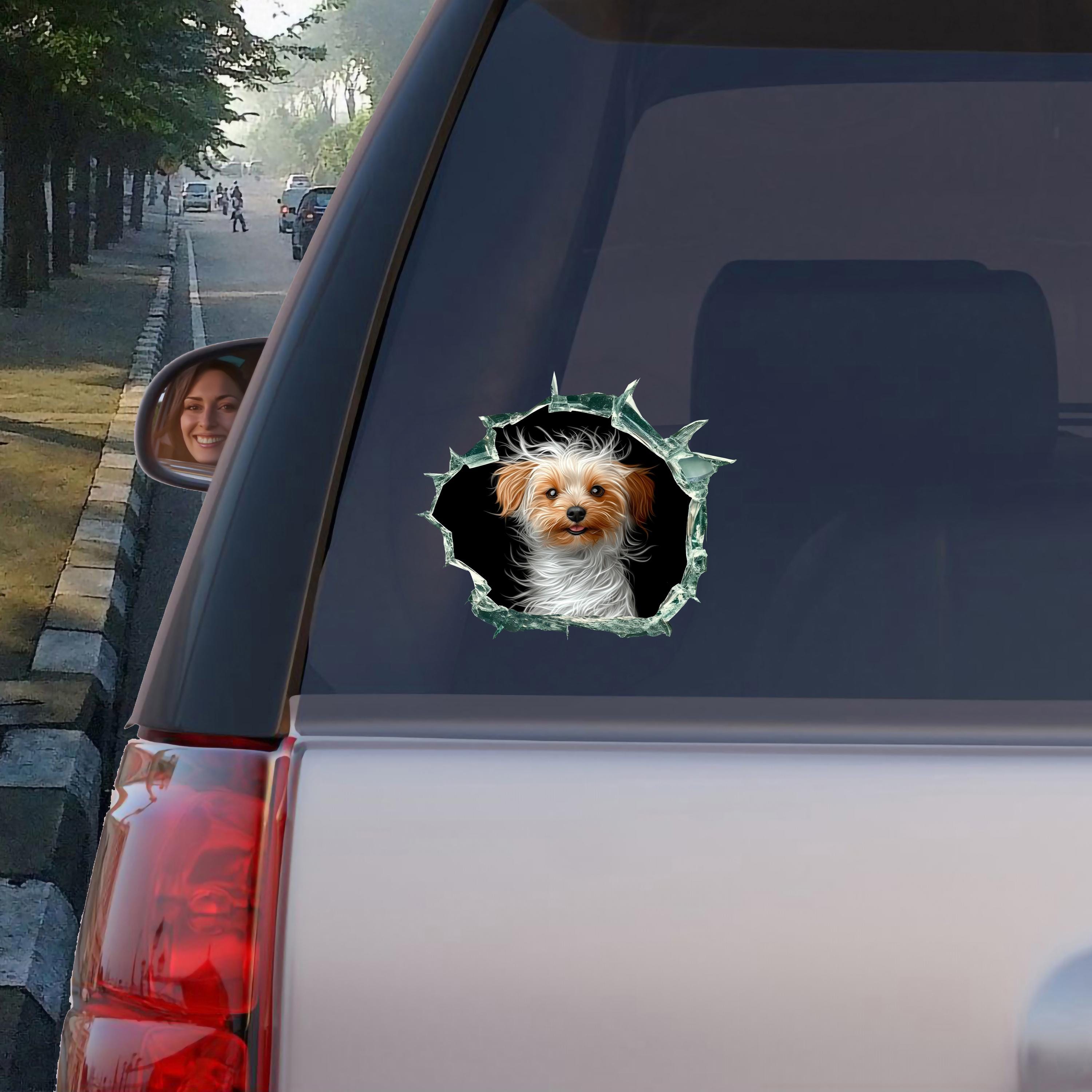 Funny Dog Sticker, Shih Tzu Car Window Decal, Cute Shih Tzu Sticker ...