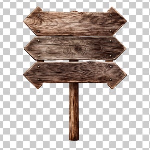 Rustic Wooden Sign 5 Pack Clipart Bundle, PNG, SVG, JPG, Sign Clipart ...