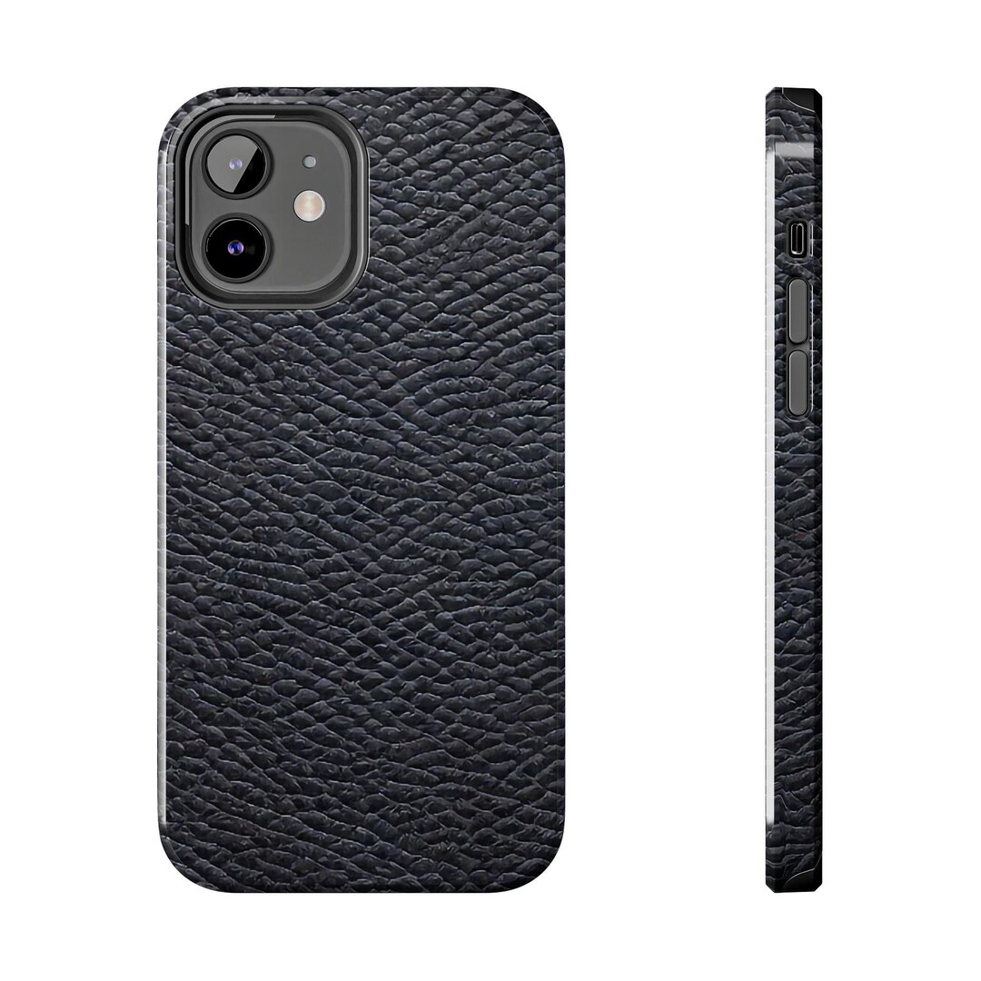 Black Leather Texture Phone Case Design, iPhone Samsung Phone Cases ...