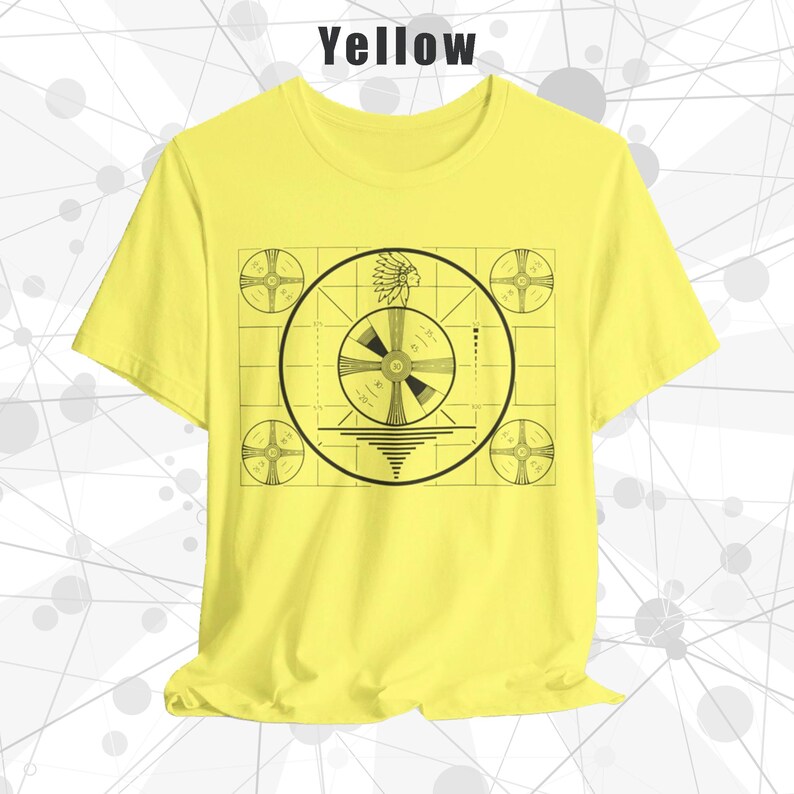 Indian Head Test Pattern T-shirt, Vintage TV Vibes Indian Head Test ...