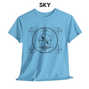 Indian Head Test Pattern T-shirt, Vintage TV Vibes Indian Head Test ...