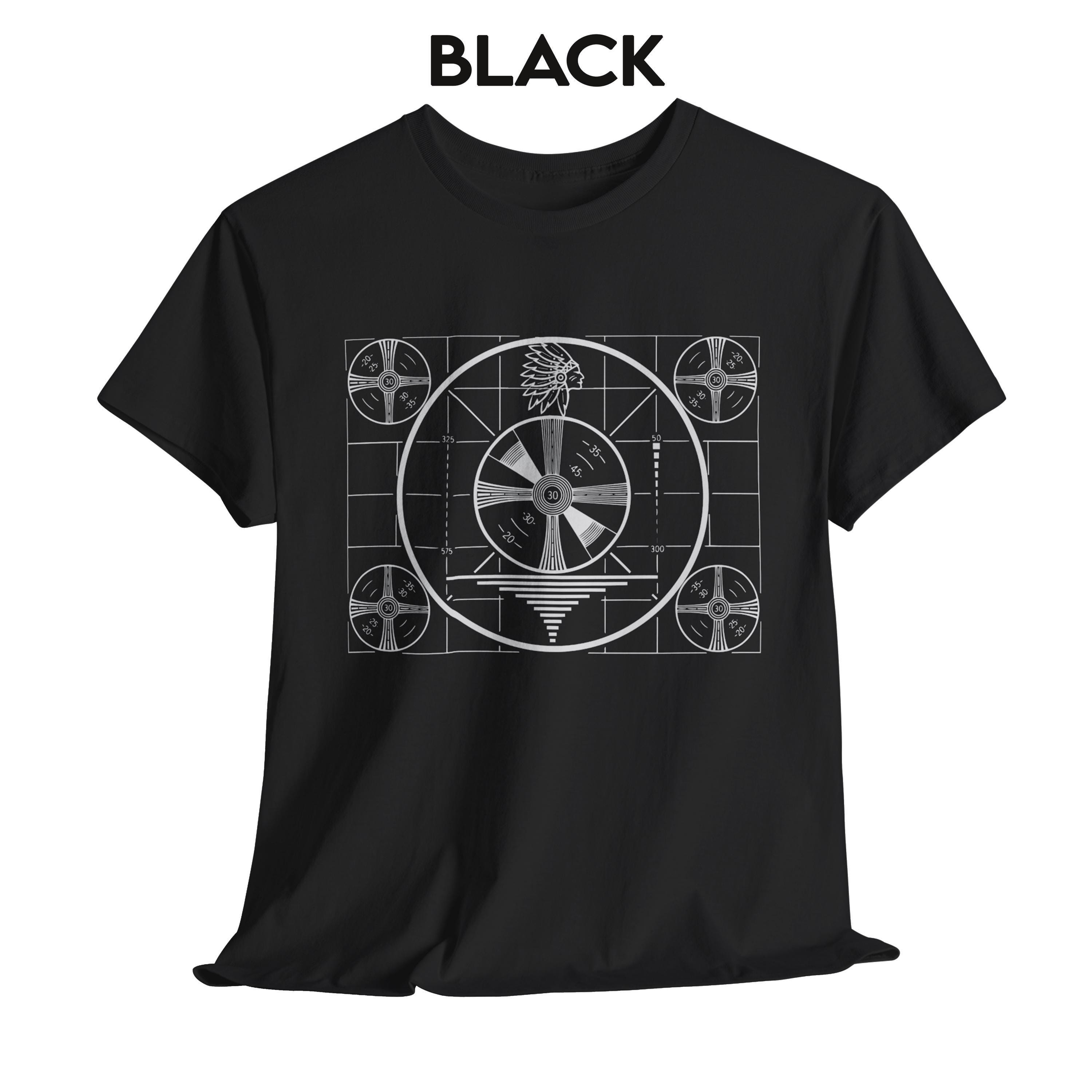Indian Head Test Pattern T-shirt, Vintage TV Vibes Indian Head Test ...