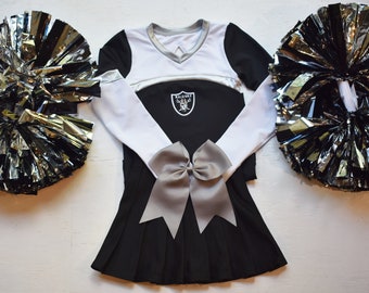 Raiders Cheer Bow - Etsy