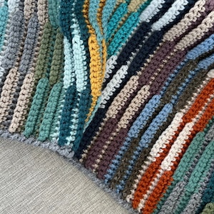 On the Double Scrapghan || Crochet PATTERN || Modern Crochet Blanket ...