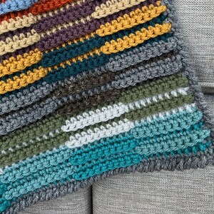On the Double Scrapghan || Crochet PATTERN || Modern Crochet Blanket ...