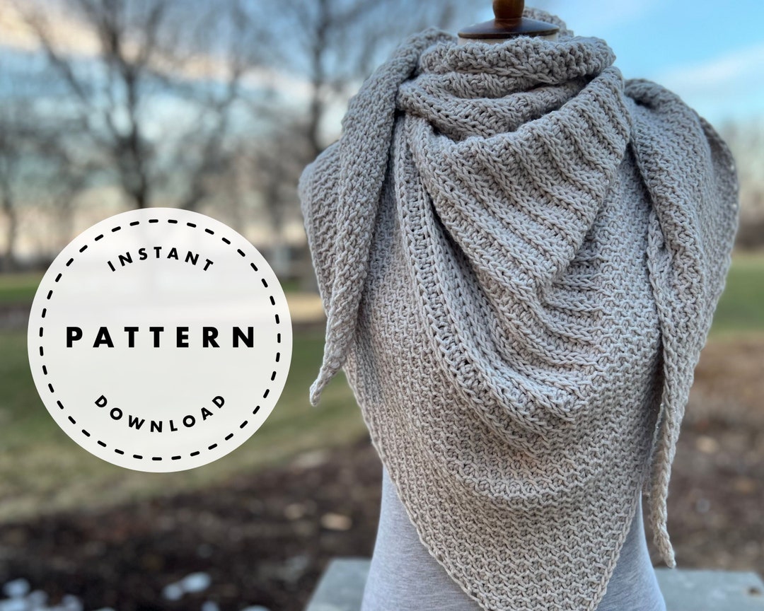 POETRY // Tunisian Crochet PATTERN // Tunisian Crochet Shawl PATTERN - Etsy