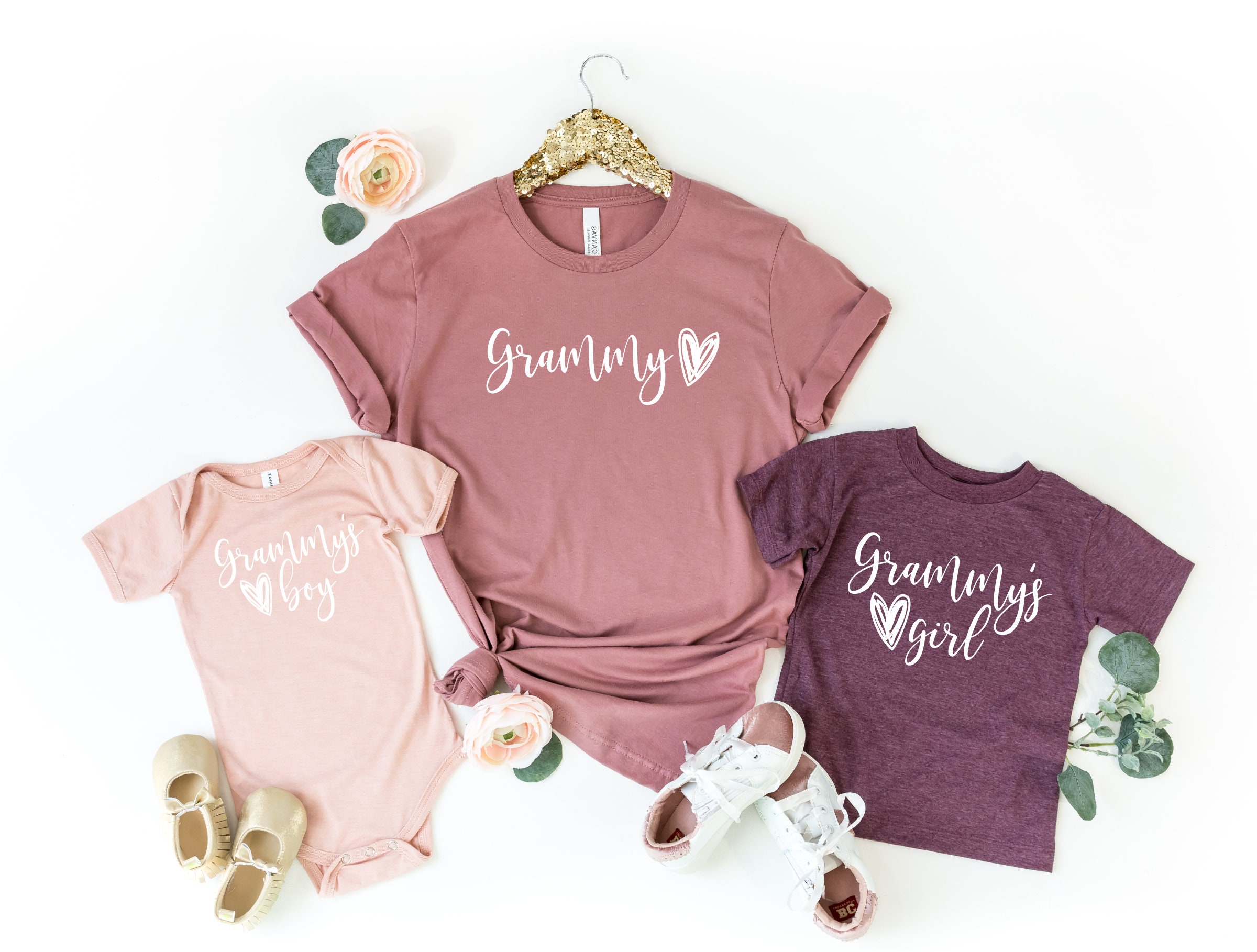 Grammy's Girl Shirt script Grammy Shirt Grammy's - Etsy