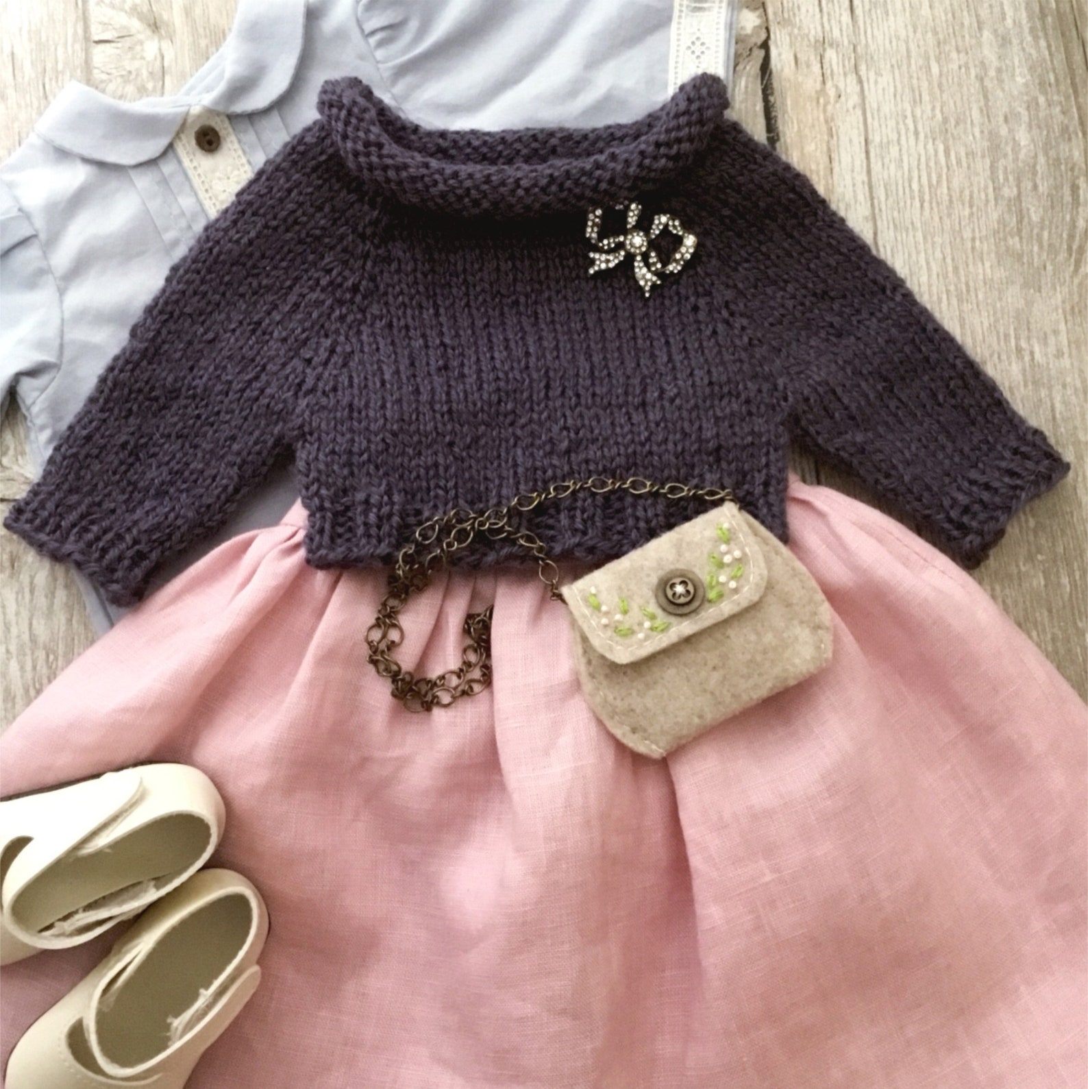 LOTTA - 18" Doll Knitting Pattern - Etsy