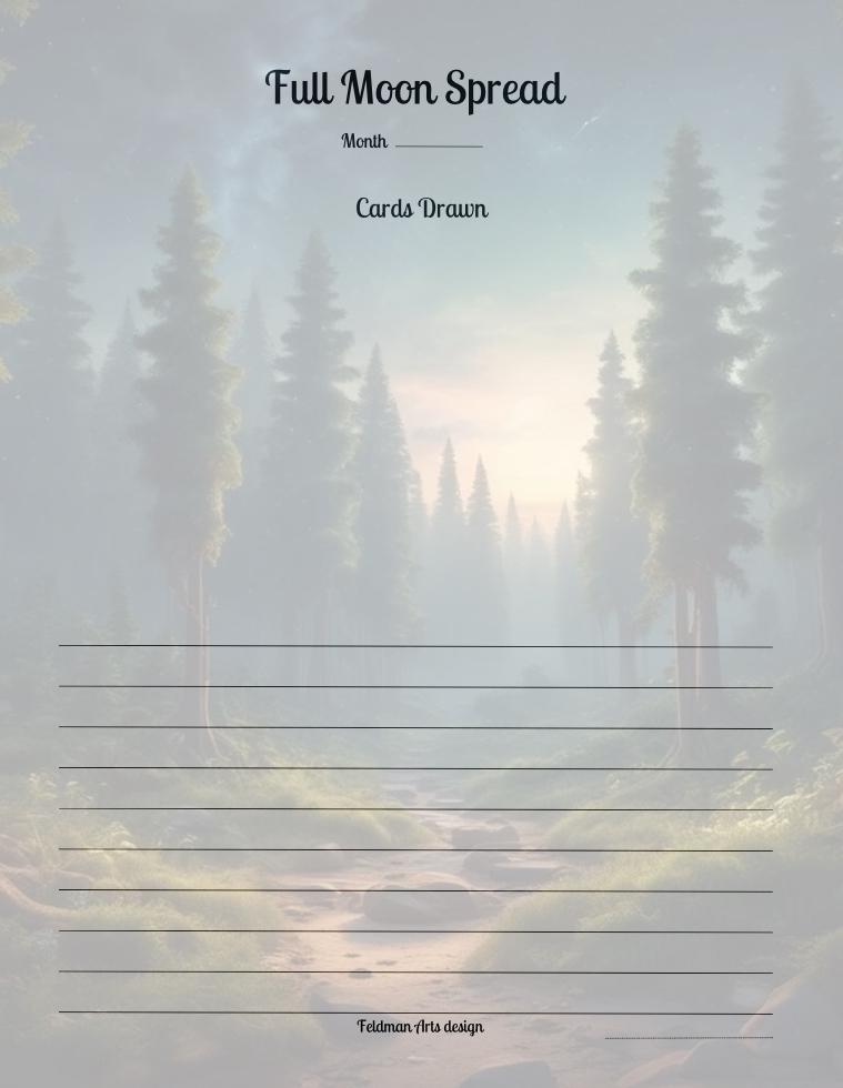 Printable Tarot Journal PDF - Etsy