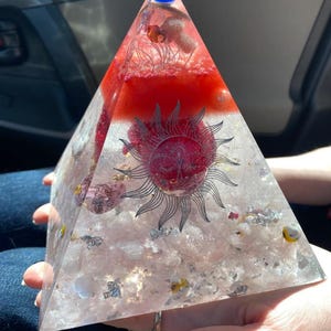6x6 Inch LARGE Orgone Pyramid-custom Made - Etsy
