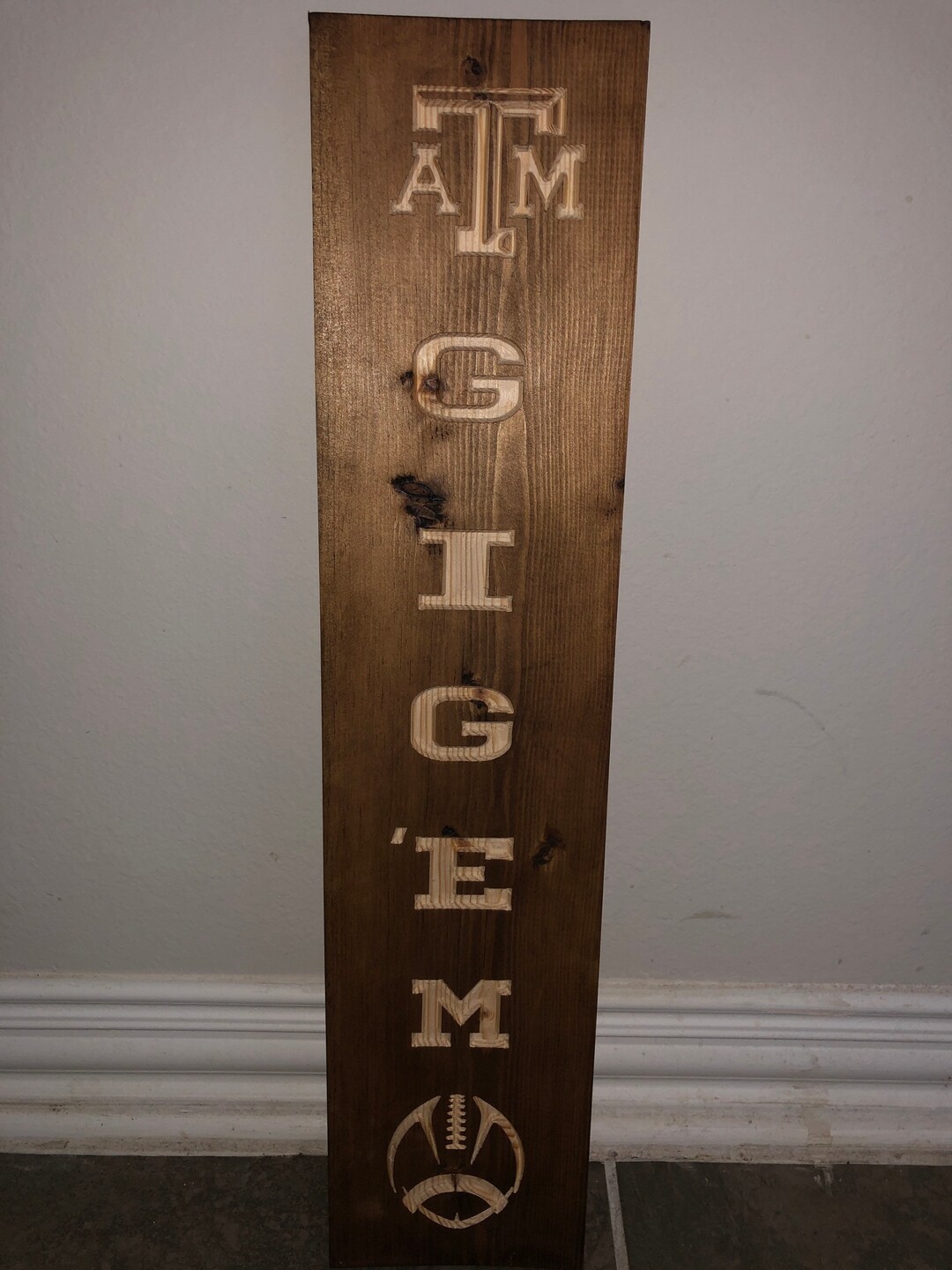 Texas A&M Sign/ Aggies/ Texas/ Gig Em/ 12th Man - Etsy