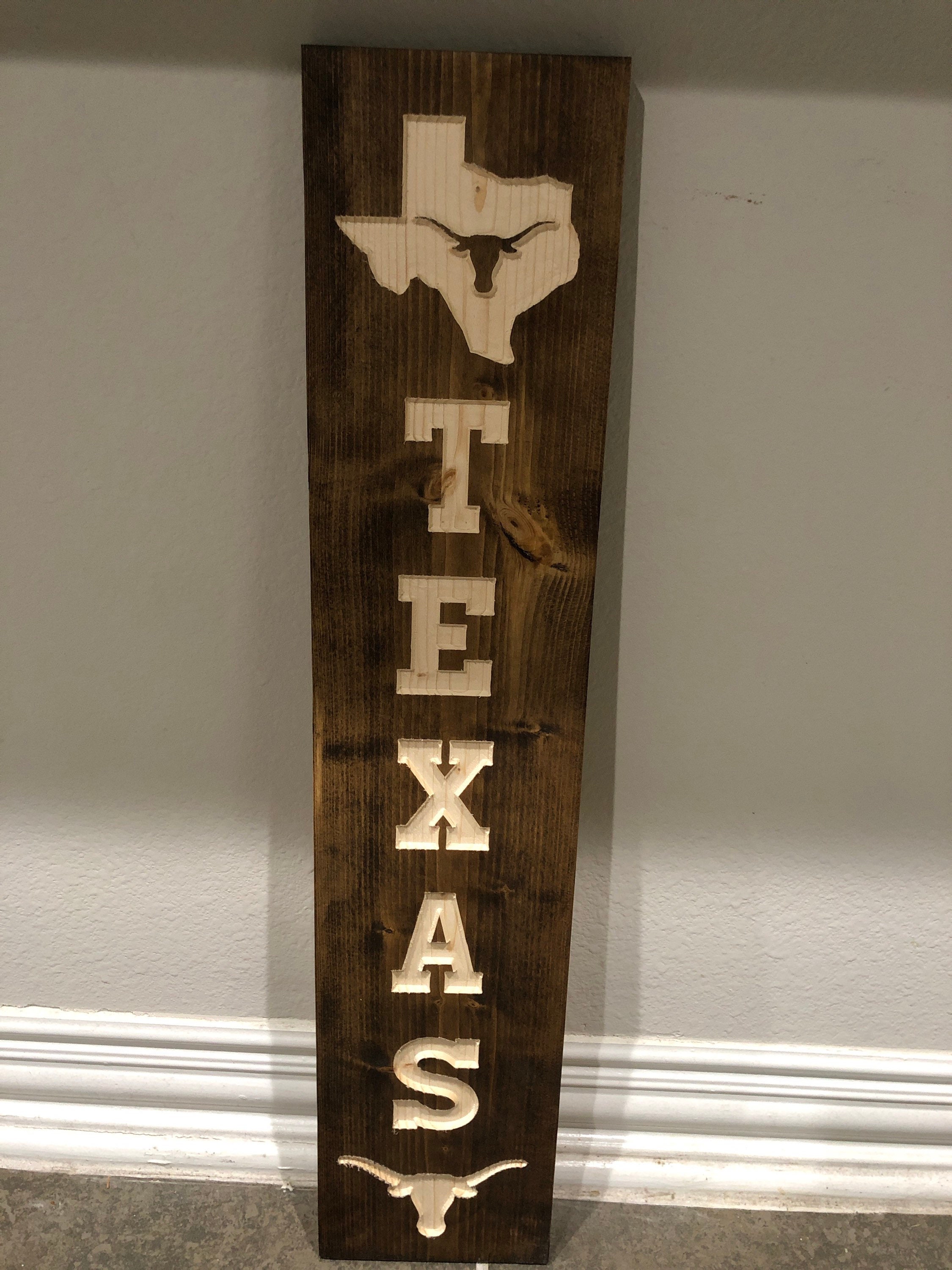 Texas Longhorns Sign - Etsy