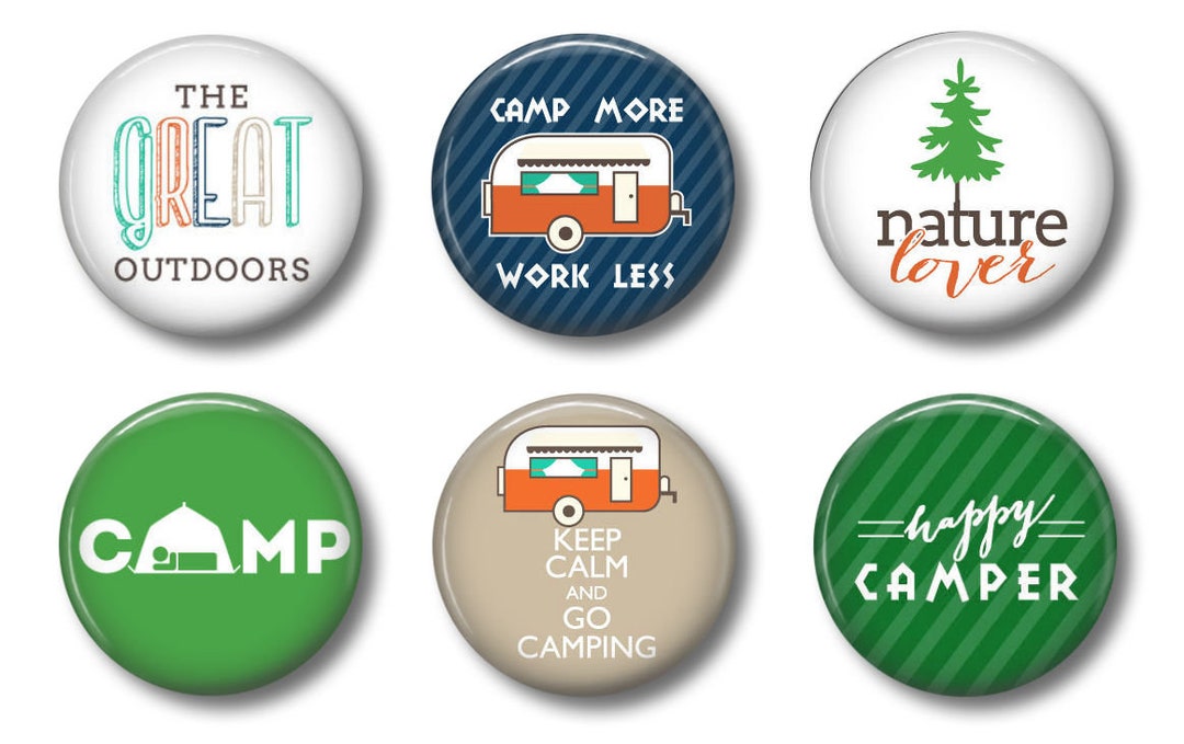 CAMPING MAGNETS | RV Lover Gift | Cute Locker Magnets for Girls ...