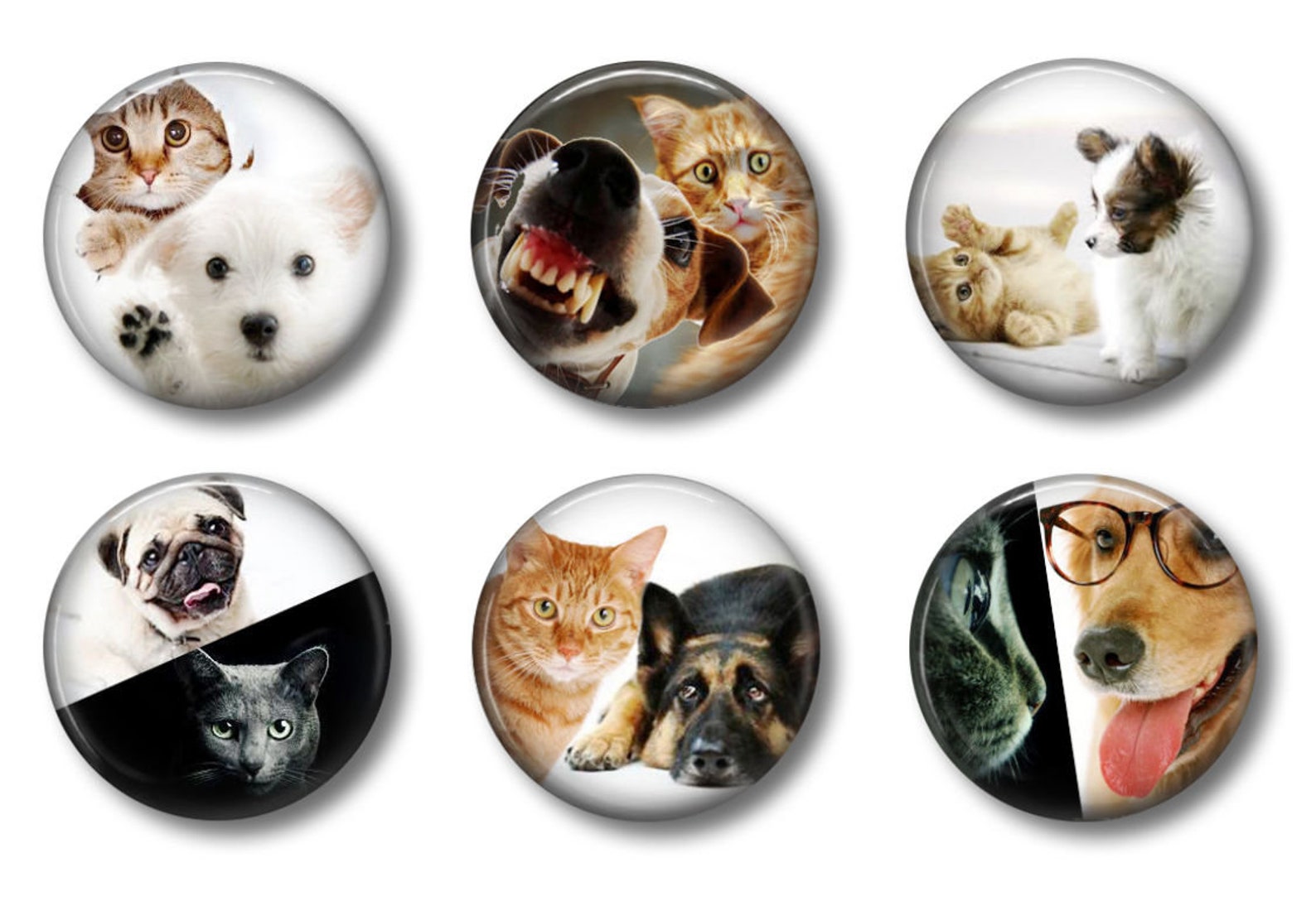 Cat and Dog MAGNETS Cute Locker Magnets for Girls - Etsy