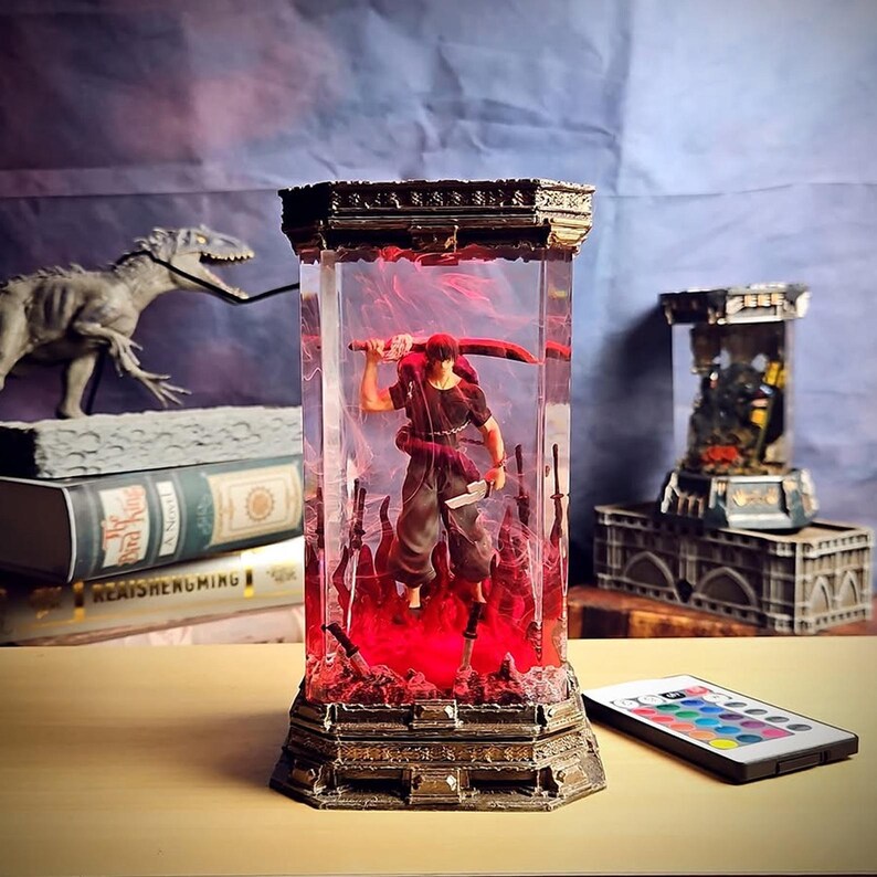 Jujutsu Kaisen Resin Lamp, LED Diorama Night Light — Toji Fushiguro ...