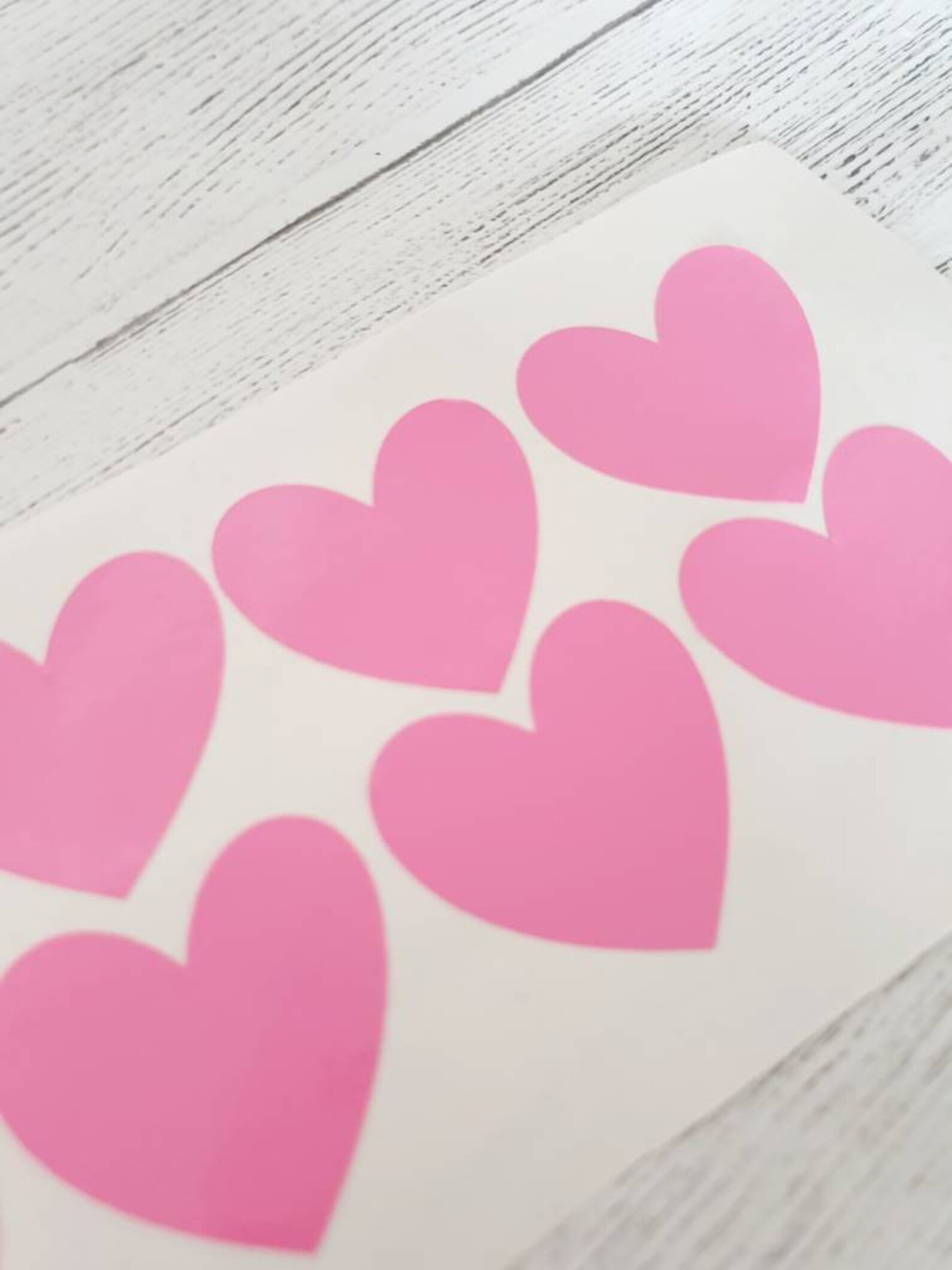 Removable Vinyl Heart Wall Decals. Different Sizes and Colours | Etsy