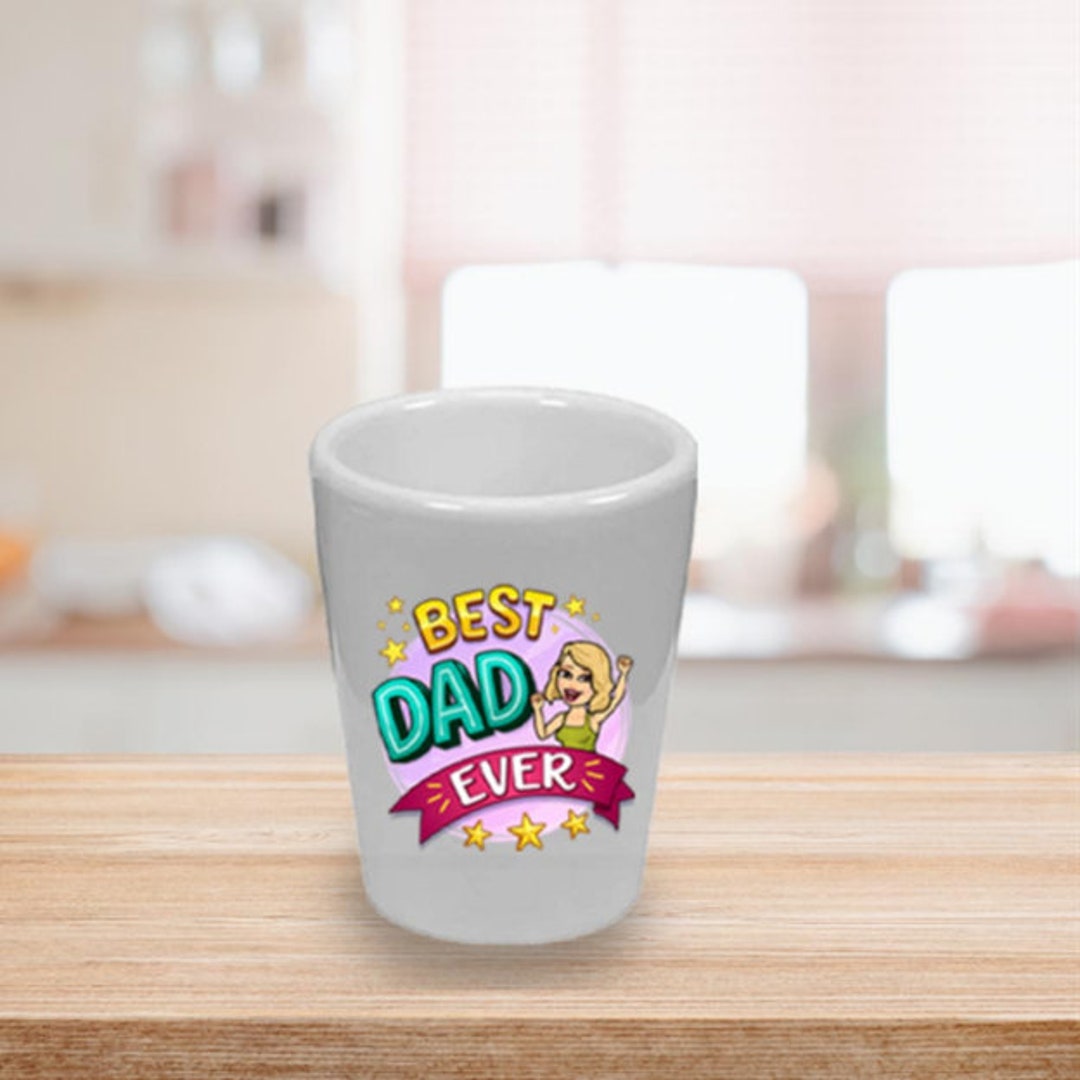 Personalized Father's Day Gift Bitmoji Shot Glass - Etsy