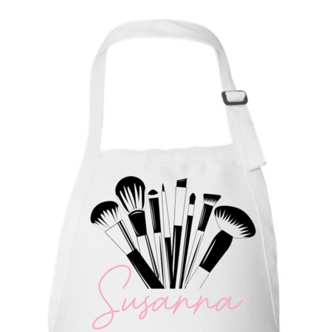 Personalized Makeup Artist Apron – Brush Design, Gift for Her - Etsy