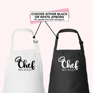 Personalized Chef Kitchen Apron With Pockets - Etsy