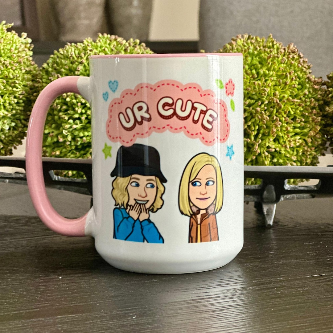 Custom Bitmoji Coffee Mug, Valentine's Day, Funny Ceramic Mugs ...