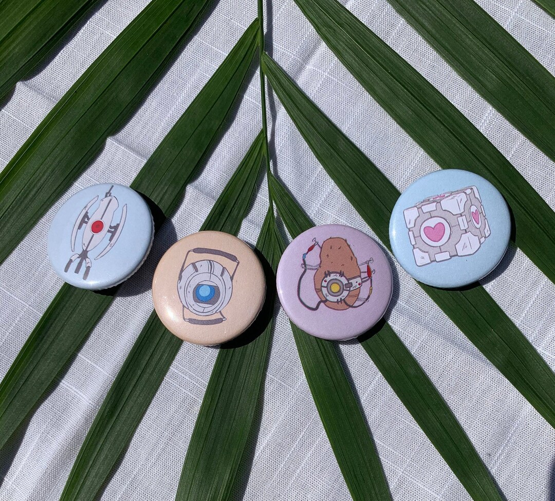 Aperture Science Companion Buttons - Etsy