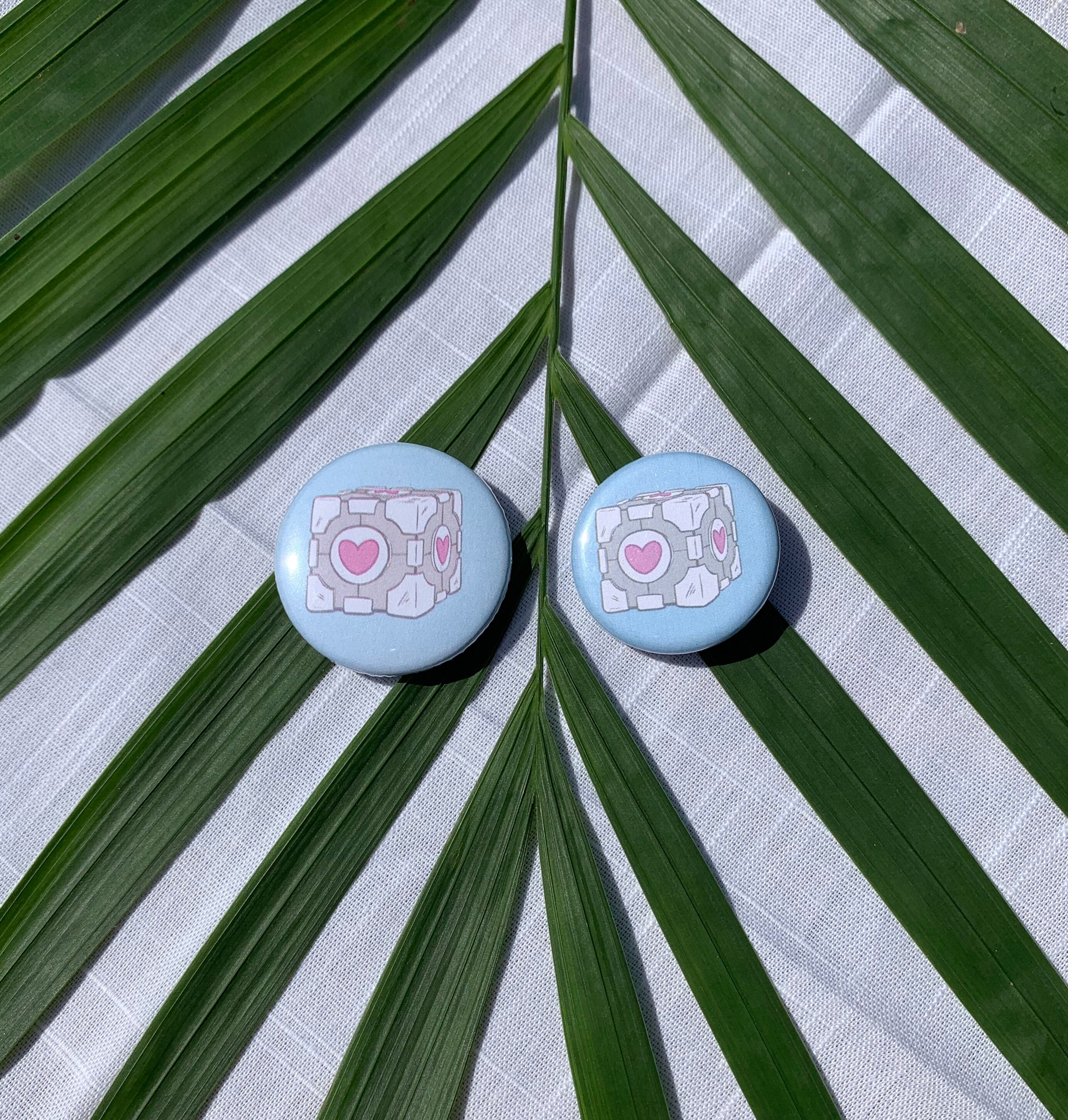 Aperture Science Companion Buttons | Etsy