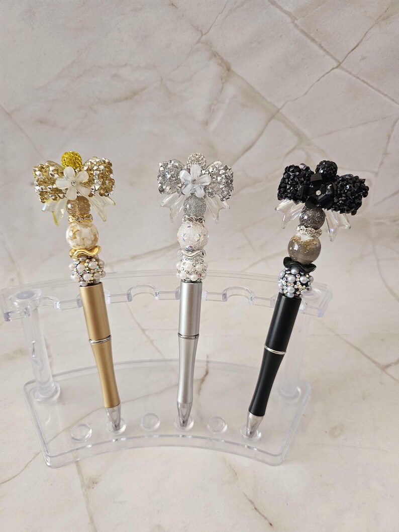 Bow Beaded Pens - Etsy