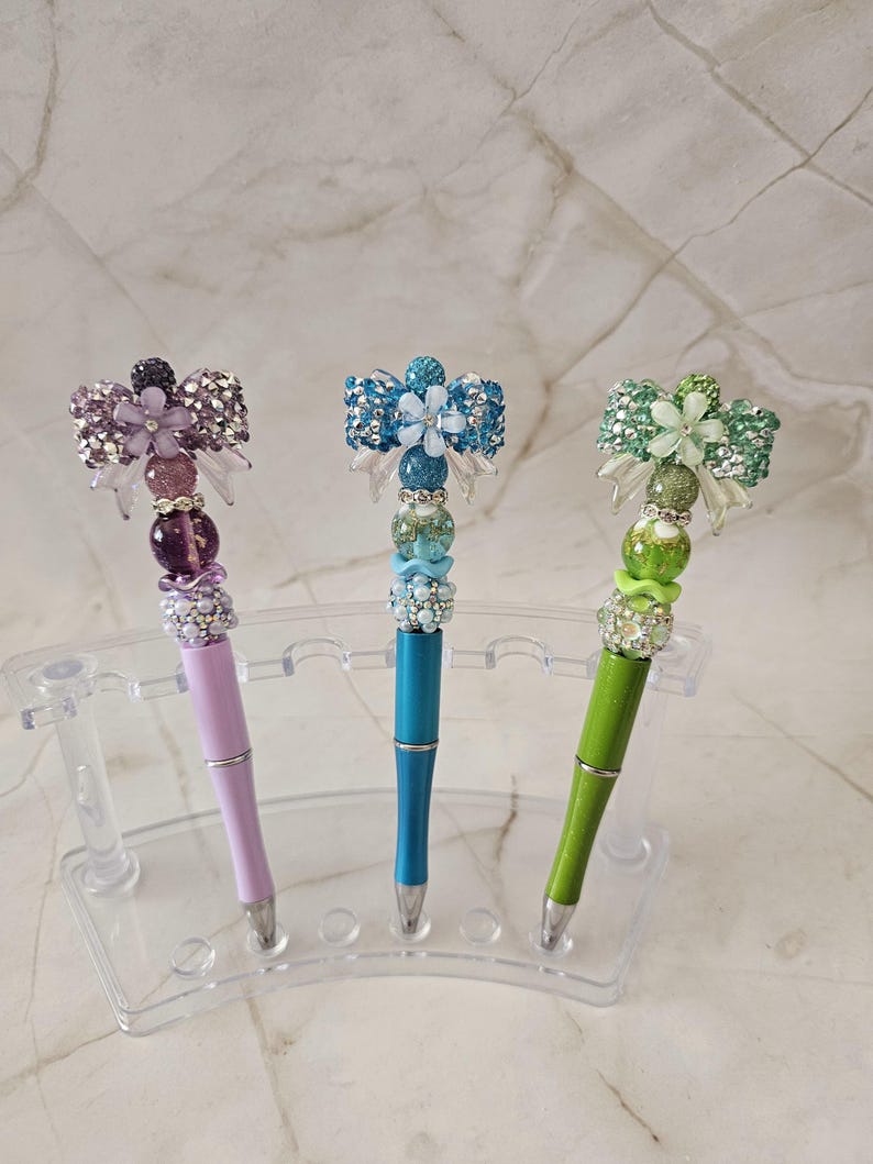 Bow Beaded Pens - Etsy