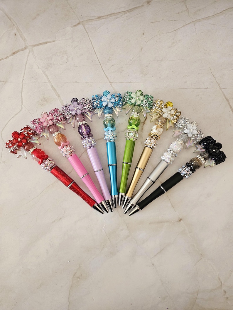 Bow Beaded Pens - Etsy
