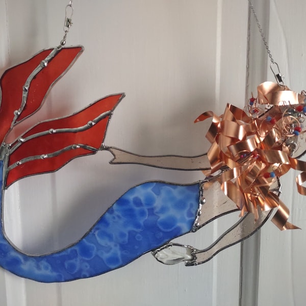 Stained Glass Mermaid - Etsy